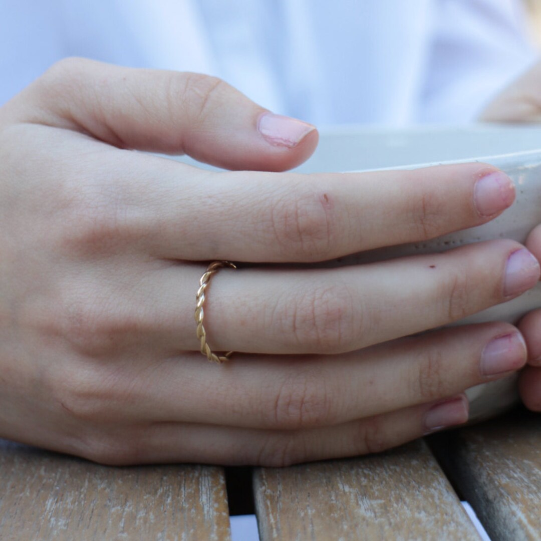 Gold Ring, Gold Wedding Band, Gold Wedding Ring, Simple Gold Ring ...