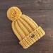 Yellow Hobo Handmade 'lofty' Bobble Hat. Thick Chunky - Etsy