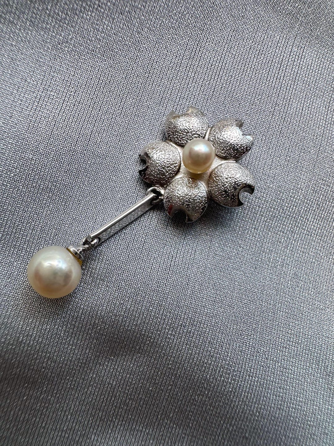 Collector’s Item 1970 Osaka Expo Tasaki Vintage Akoya Pearl Pendant Top ...