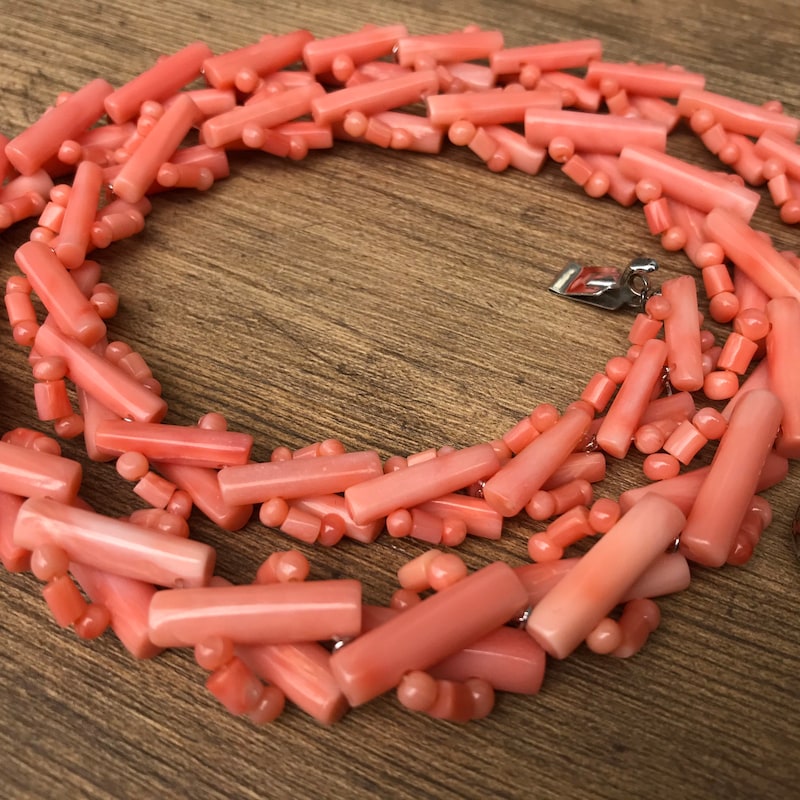 Pink Coral Jewelry - Etsy