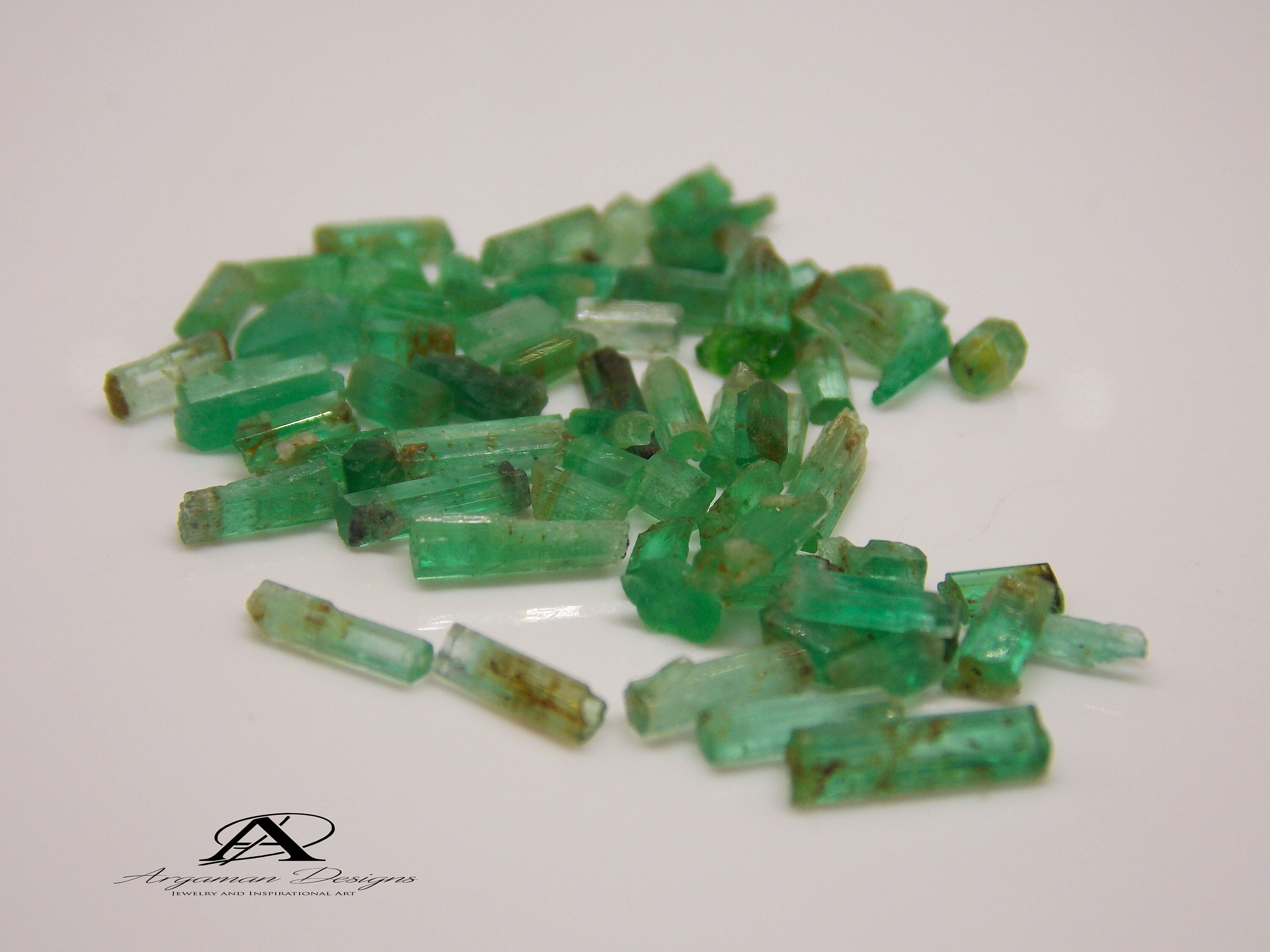 Natural Raw Green Hexagon Crystal Emerald | Etsy