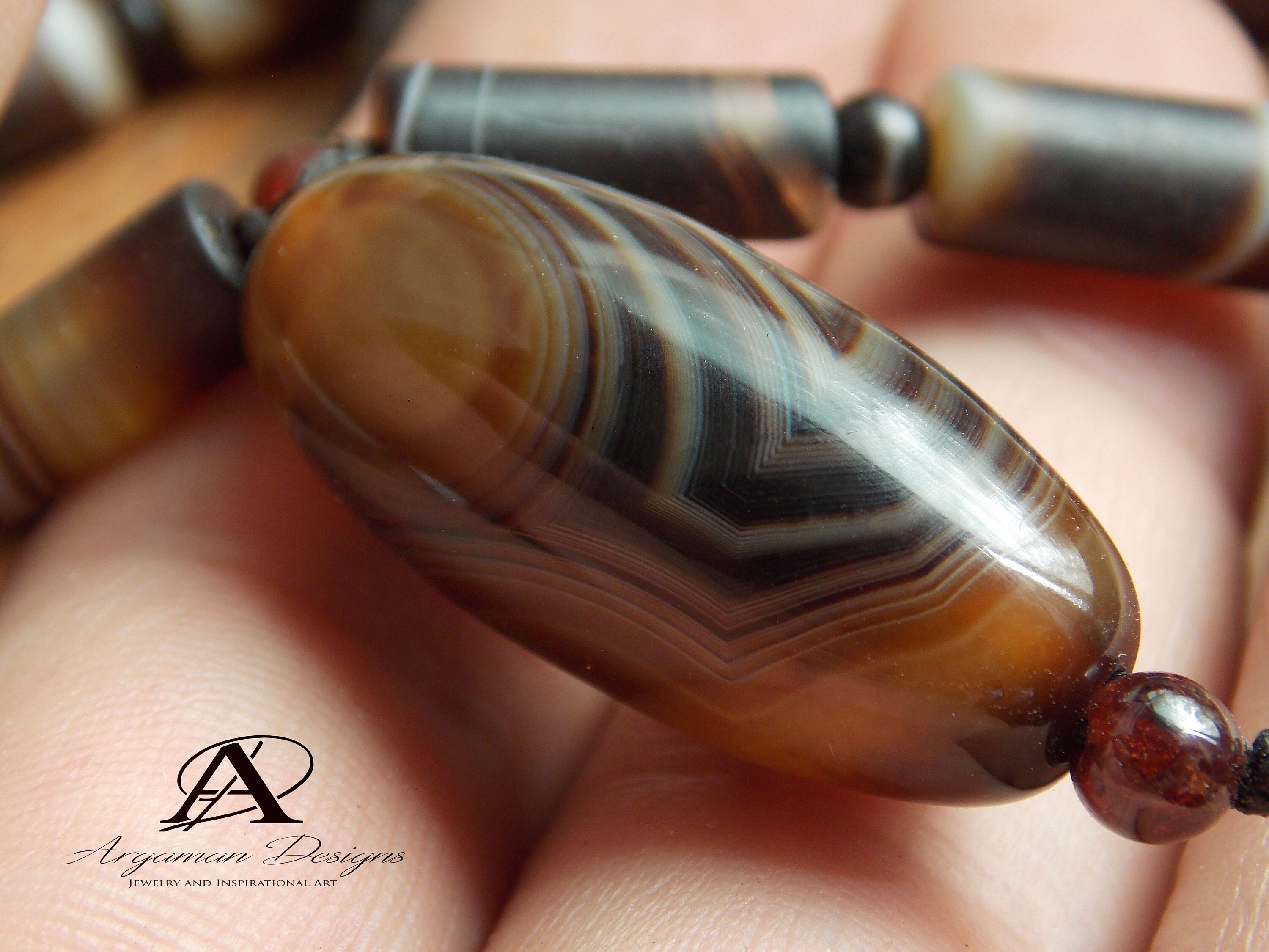 Rare Antique Dzi Agate Pendant Necklace Antique Jewelry Beads - Etsy