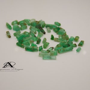 Natural Raw Green Hexagon Crystal Emerald Gemstones,collectibles Gem ...