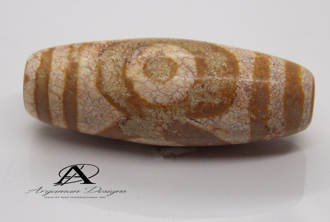 Dzi Ancient Agate, Collectible Home Design, Tibetan Dzi Bead, Antique ...