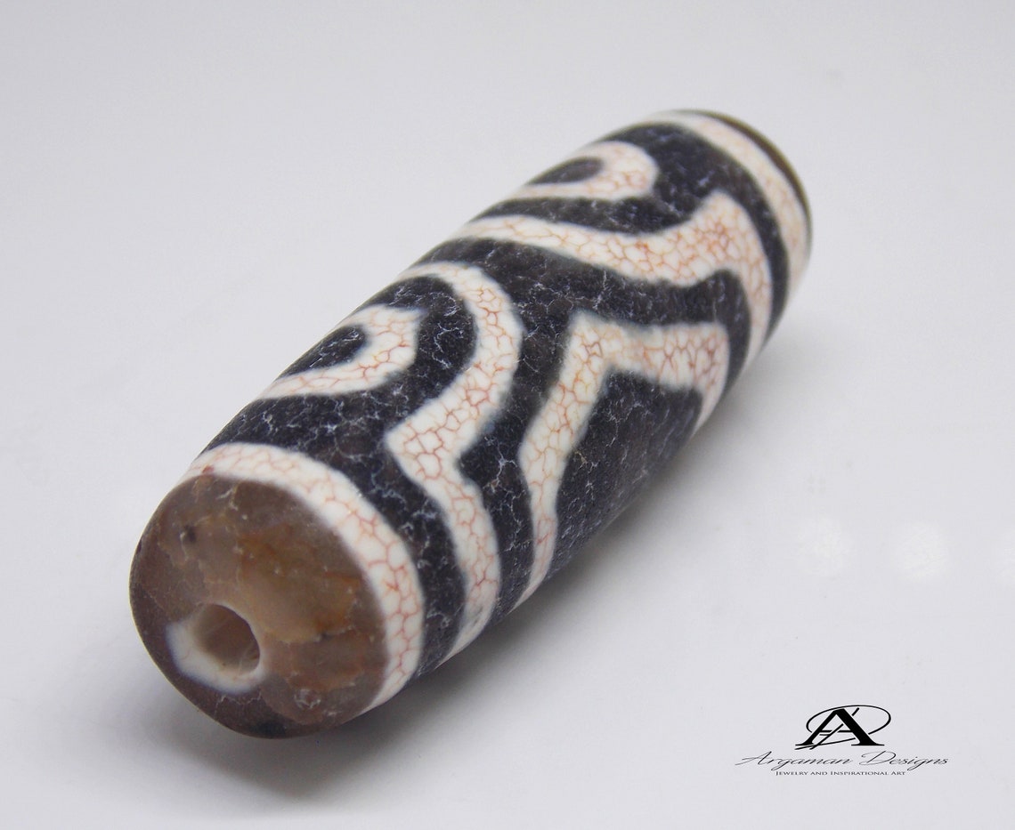 Natural Antique Rare Agate Dzi Stone Bead Collectibles - Etsy