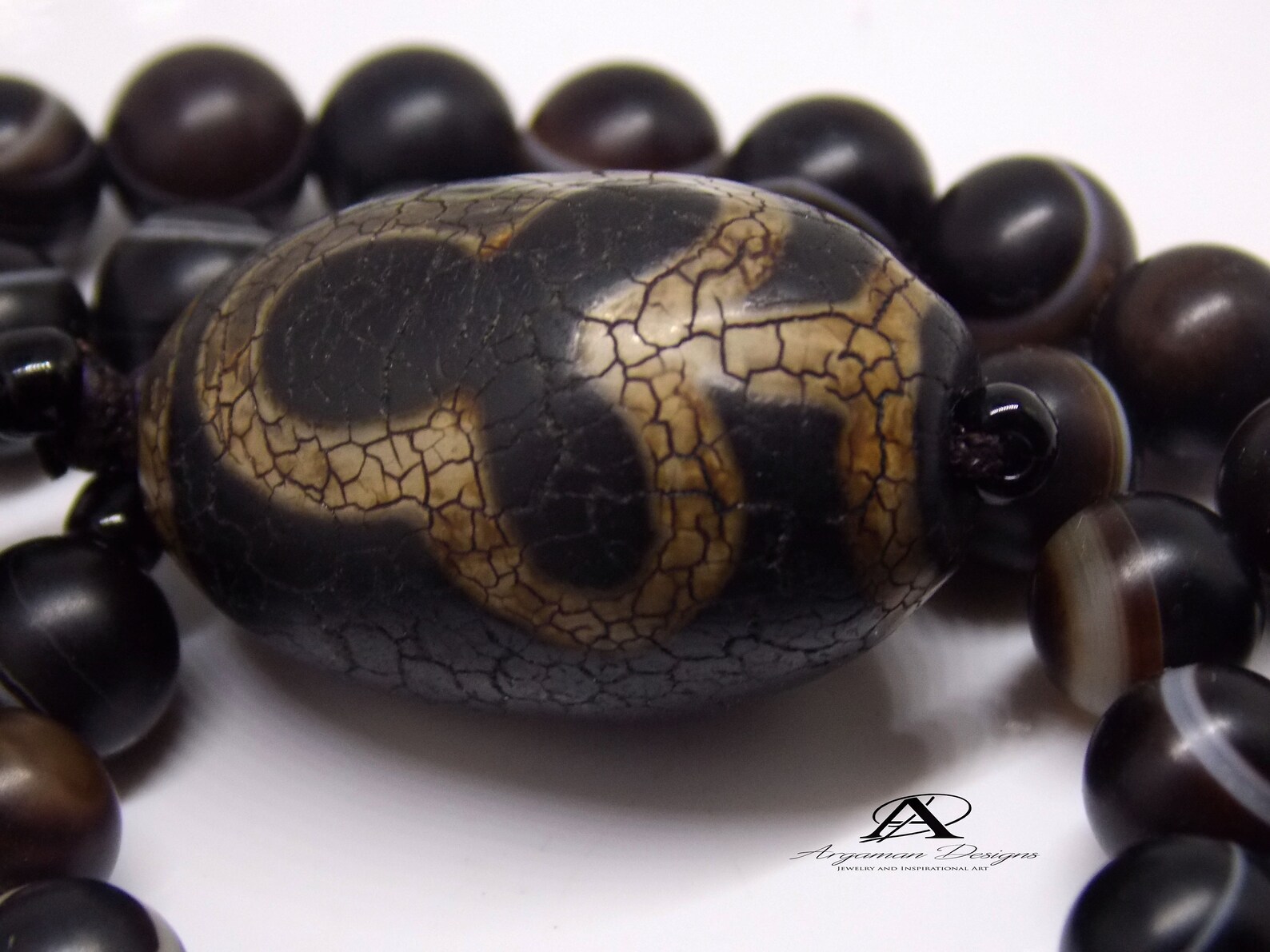 Dzi Ancient agate jewel Collectible Jewel Tibetan Dzi bead | Etsy