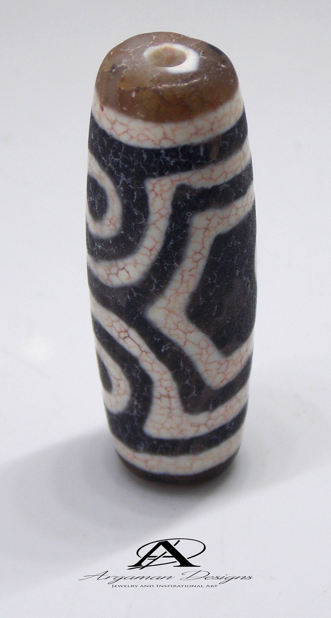 Natural Antique Rare Agate Dzi Stone Bead Collectibles Original ...