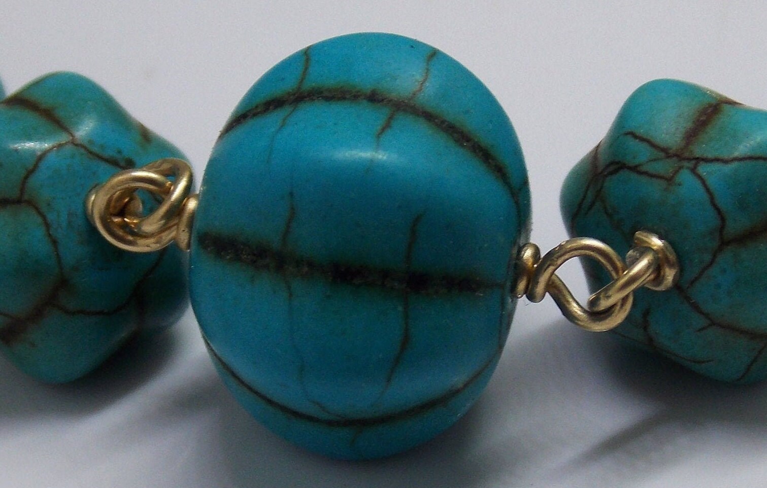 Turquoise Necklace Ancient Turquoise Beaded Necklace - Etsy