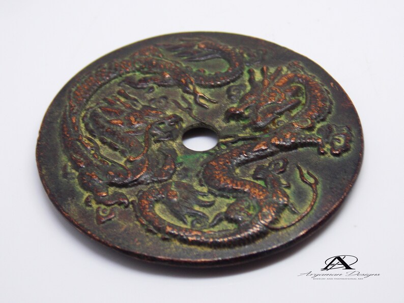 Ancient dragons coin Collectible coin Tibetan copper | Etsy