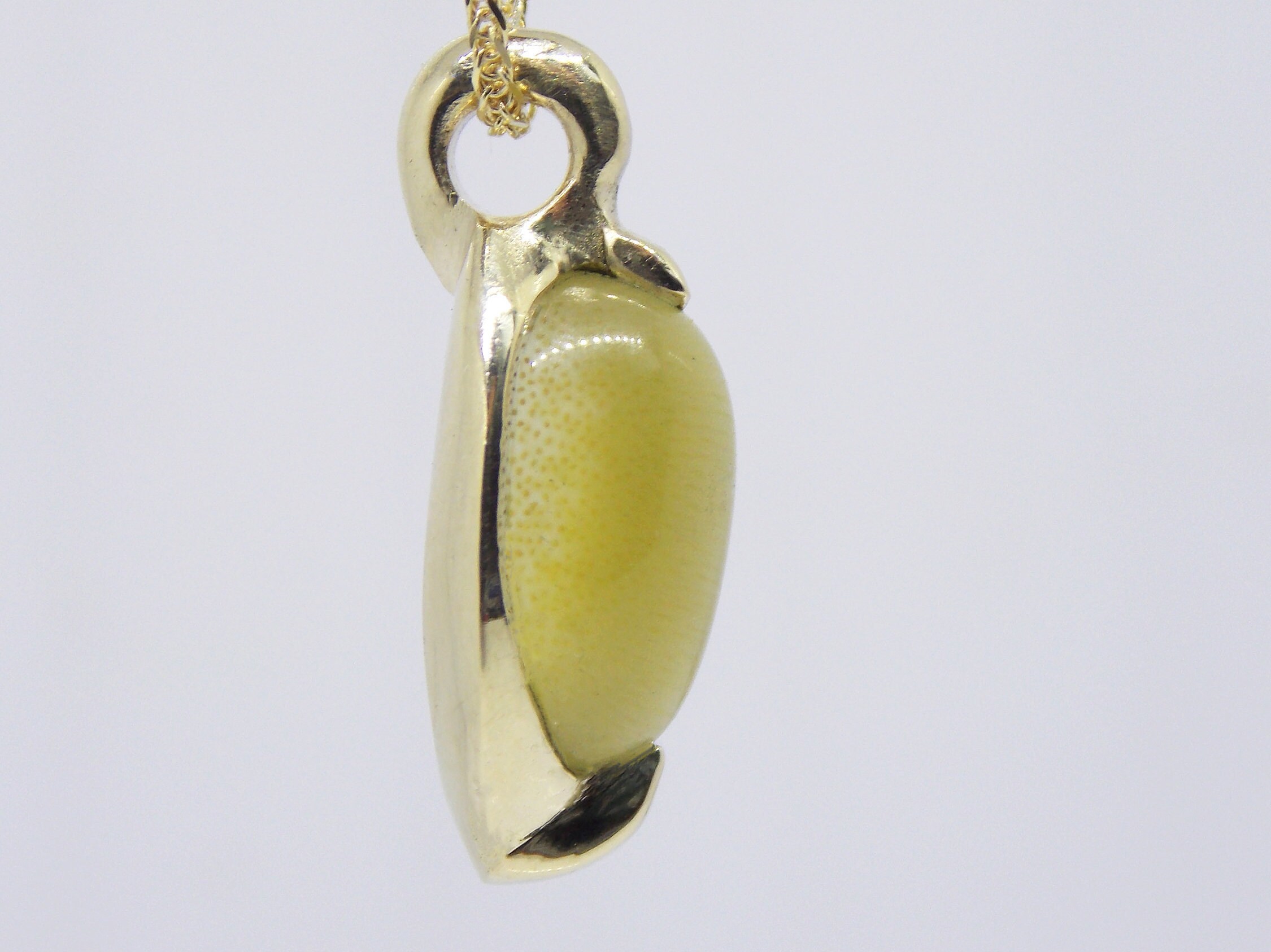14 K Gold Cats Eye Pendant Natural Chrysoberyl Cats Eye | Etsy