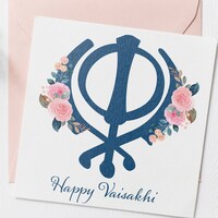 DIY Vaisakhi Colouring Card: Sikh Greeting (instant Download) - Etsy