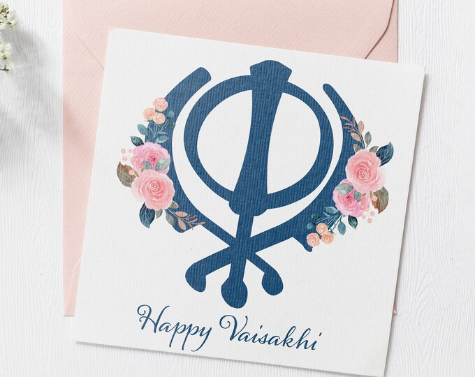 Happy Vaisakhi Card Vaisakhi Celebrations Baisakhi Sikh Festival ...