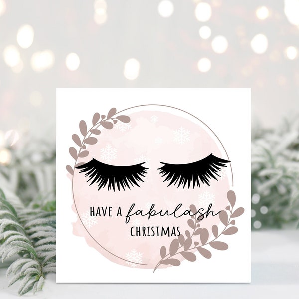 Lashes Greeting Card - Etsy