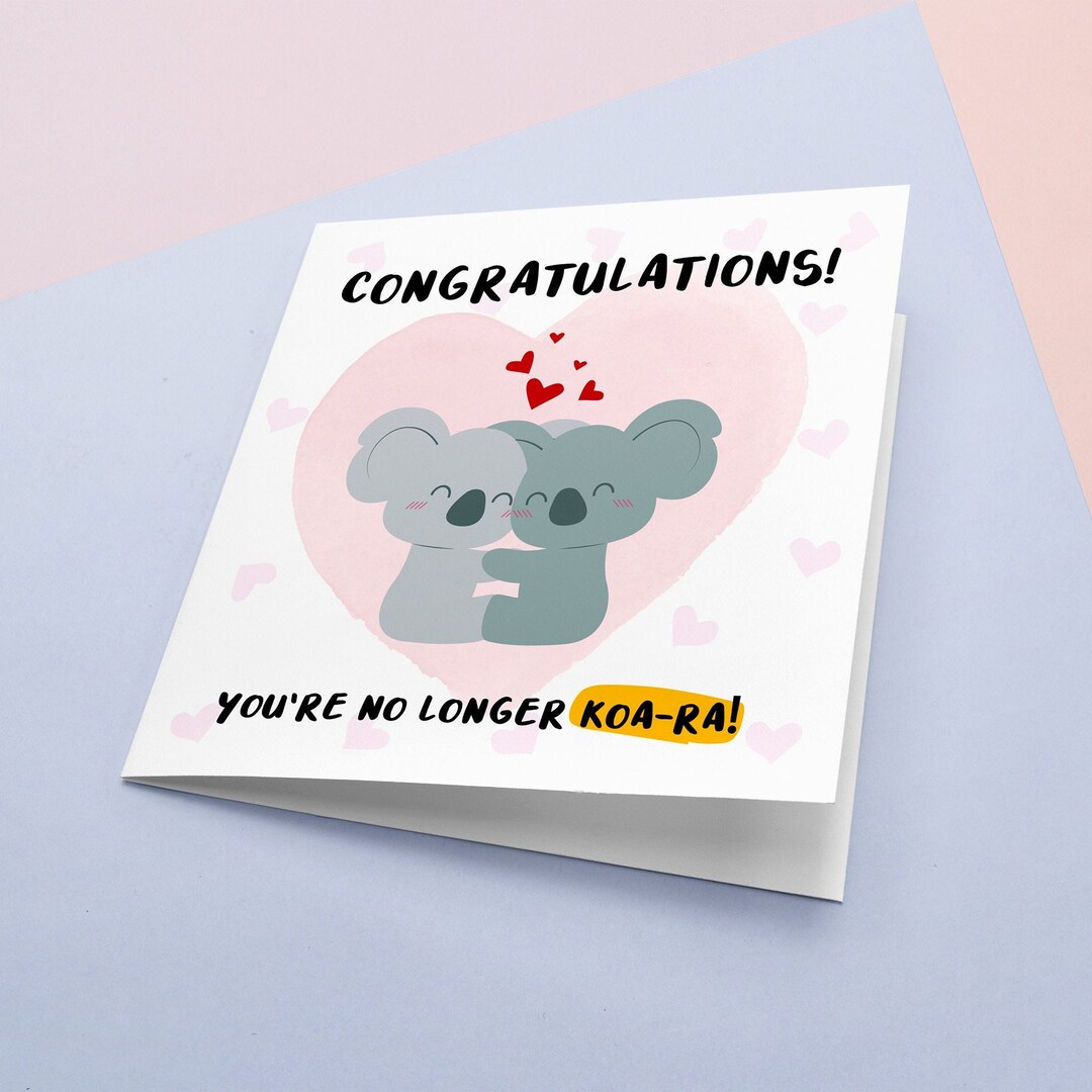 Koala Indian Punjabi Desi Engagement Card Happy Engagement Roka Wedding ...