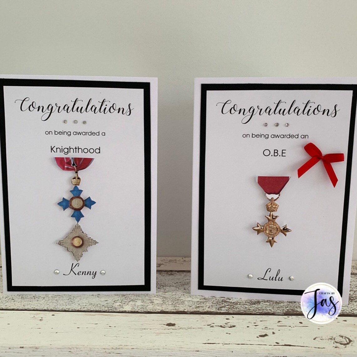 Handmade Congratulations on Being Awarded an - Etsy UK