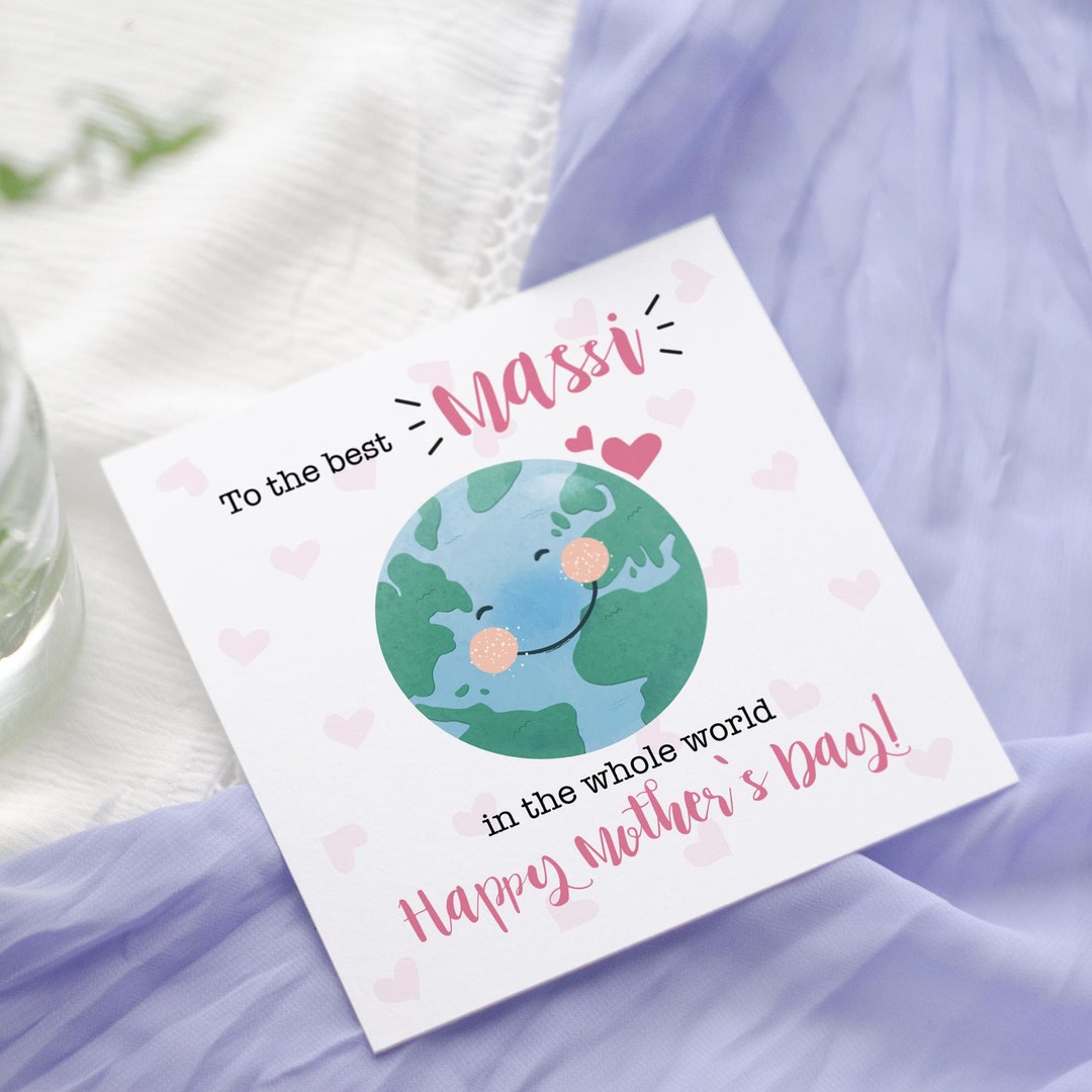 Best Massi Mother's Day | Whole Wide World | Card for Auntie | Pua ...