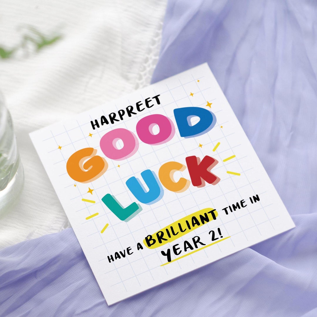 Good Luck at Primary School Card | First Day at School | Big School ...