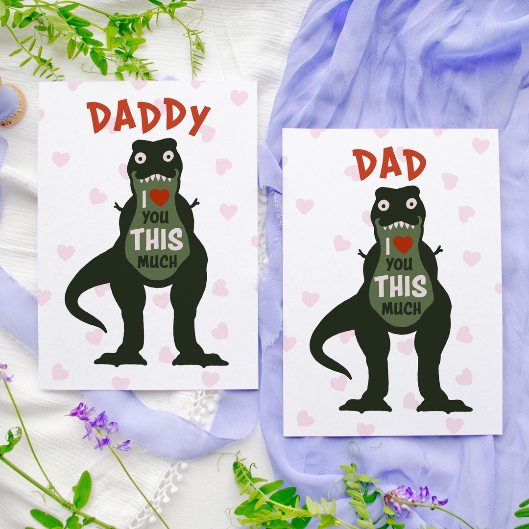 Dinosaur Father's Day Card | Dinosaur Card for Dad | Roarsome Card ...