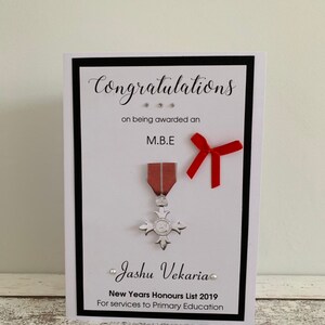 Handmade Congratulations on Being Awarded an - Etsy UK