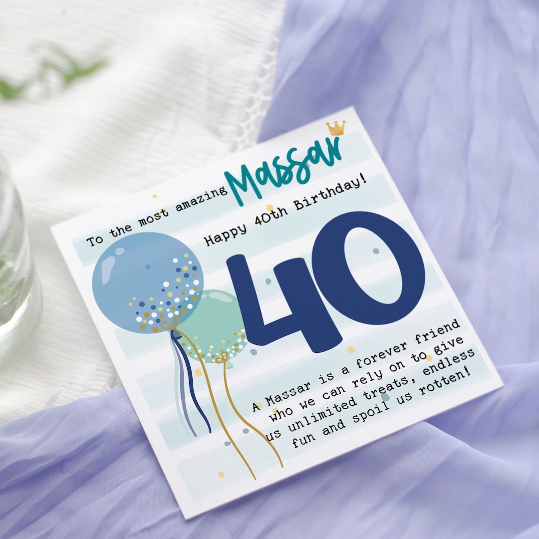 Massar Punjabi Birthday Card Happy Birthday 30th 40th 50th 60th ...