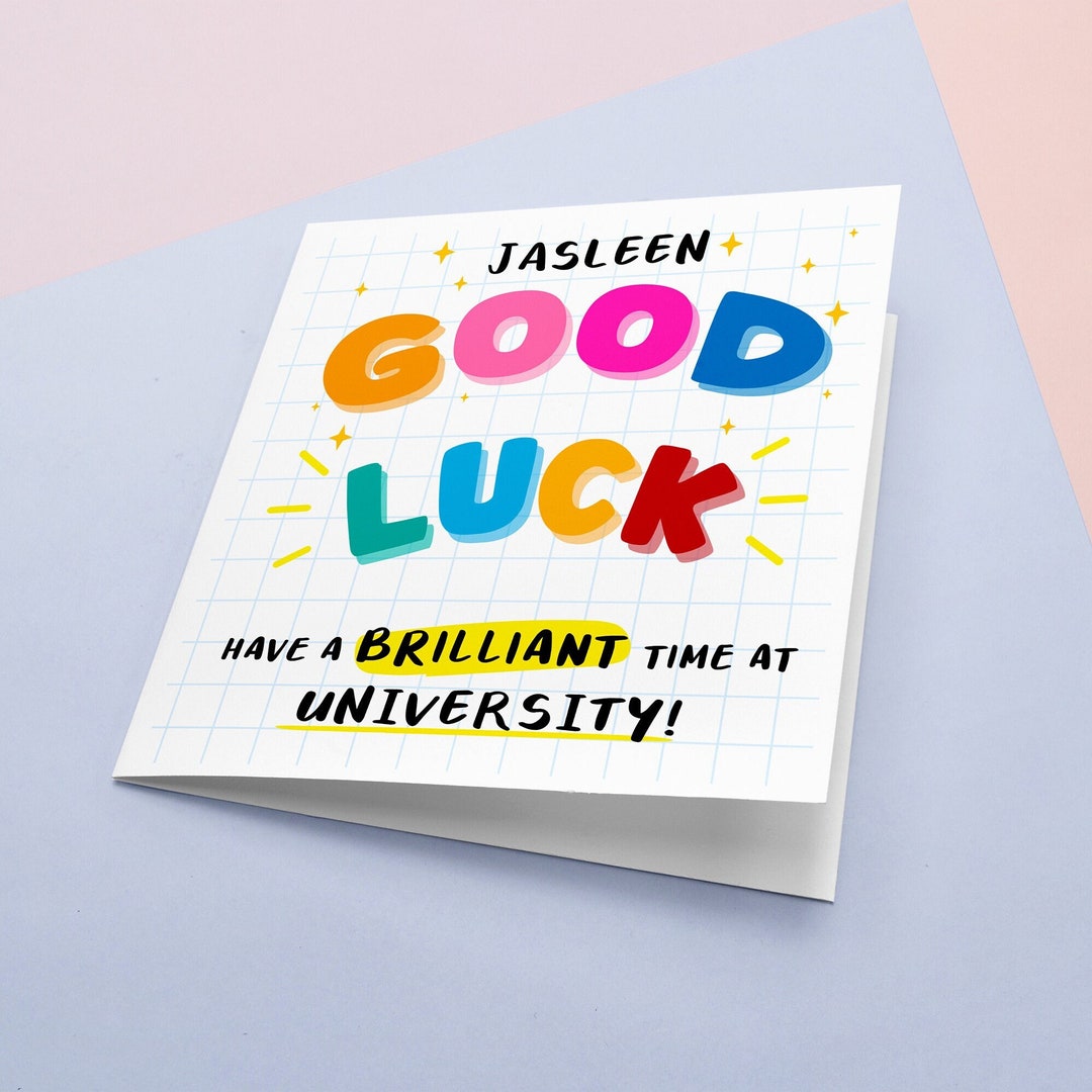 Good Luck at Primary School Card First Day at School Big - Etsy