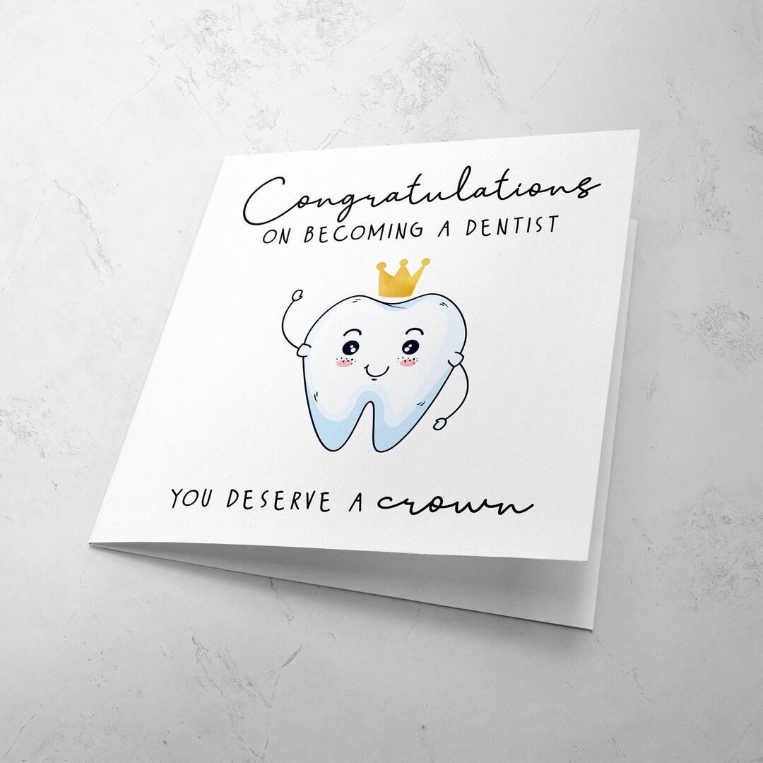 New Dentist Graduate, Congratulations, Graduation Card, Dental ...