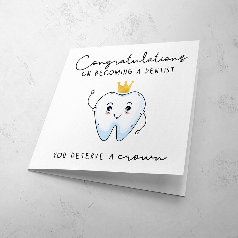 New Dentist Graduate Congratulations Graduation Card Dental - Etsy