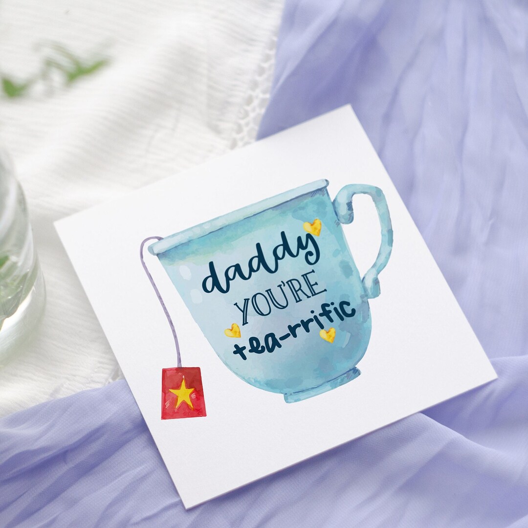 Daddy You're Tearrific Father's Day Card - Etsy