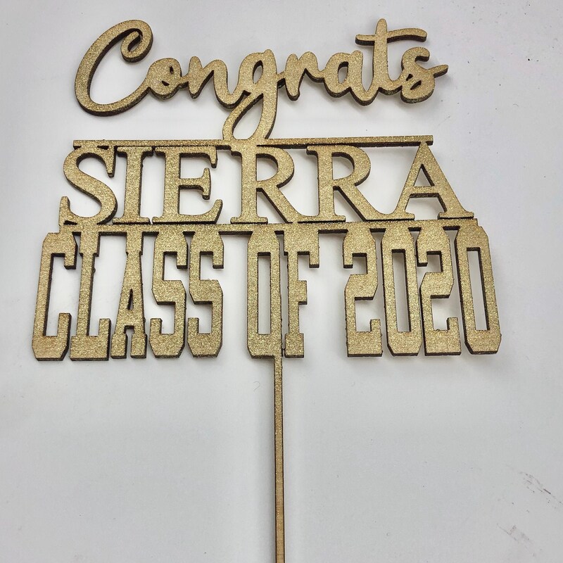2020 Cake Topper - Etsy