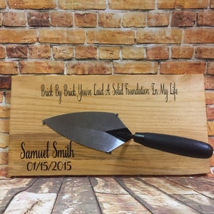 Brick by Brick You've Laid A Solid Foundation in My Life - Brick Mason ...