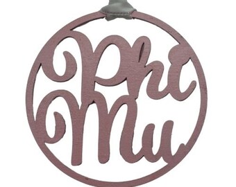 Phi Mu Sign | Etsy