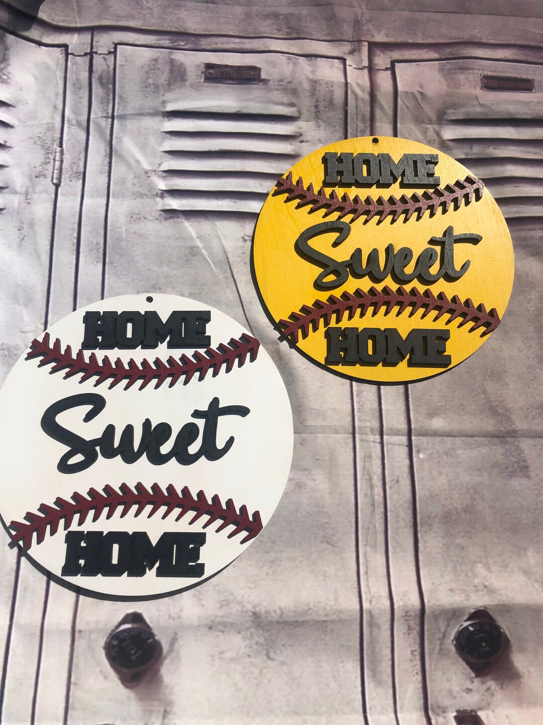 Home Sweet Home Baseball Sign - Home Sweet Home Softball Sign - Etsy