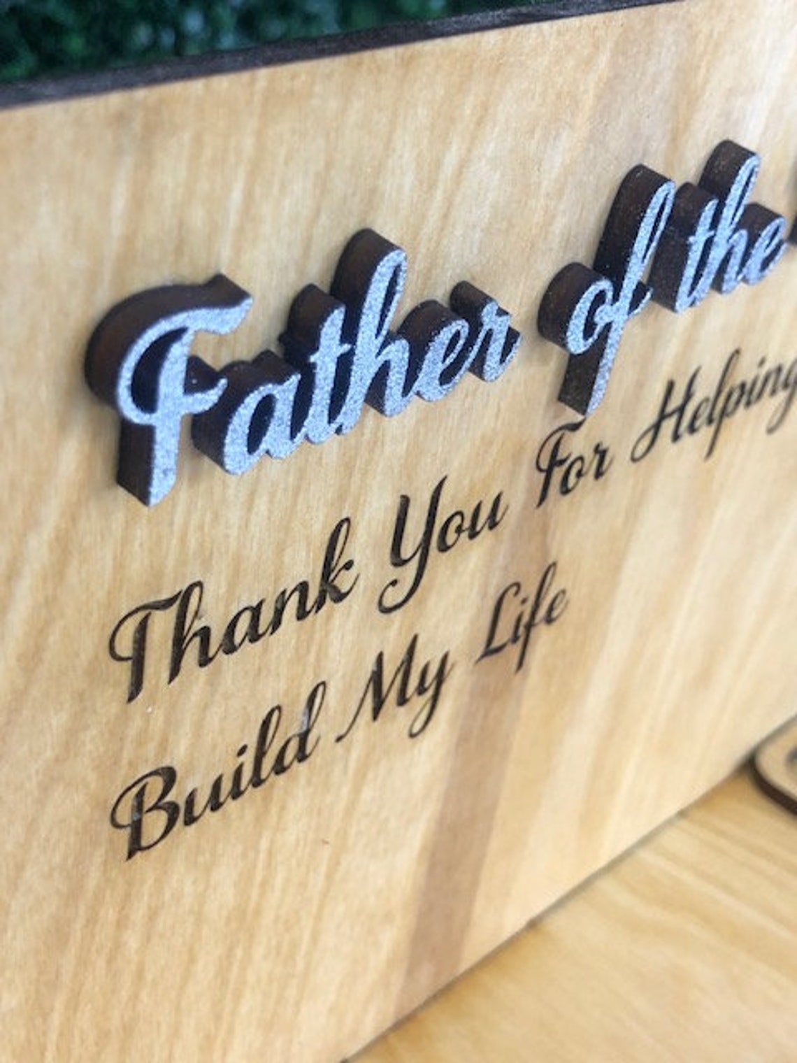 Father of the Bride Wooden Sign & Hammer-father of the Bride Gift ...