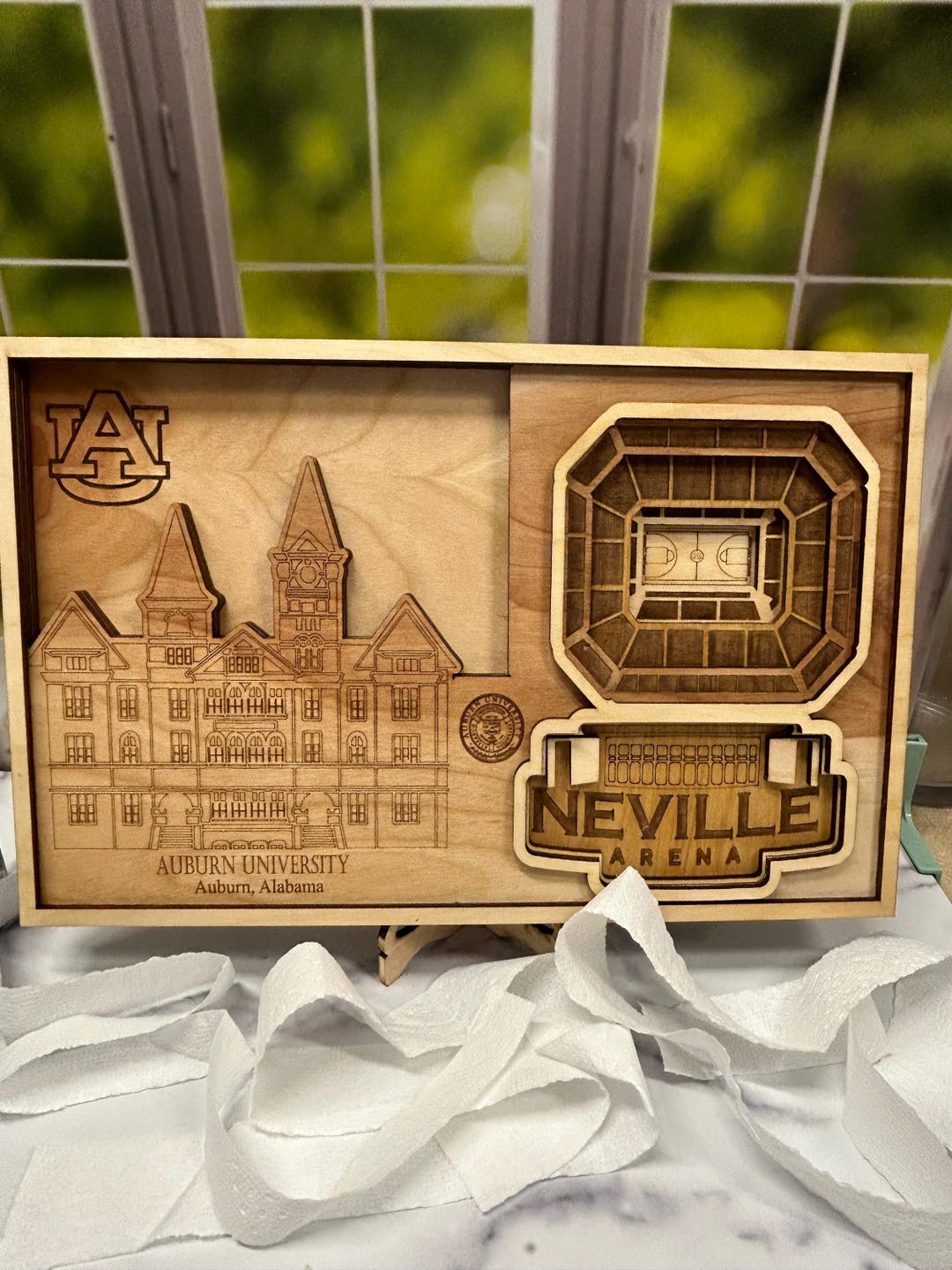 Auburn University Neville Arena - AU Basketball - Everything School - Etsy