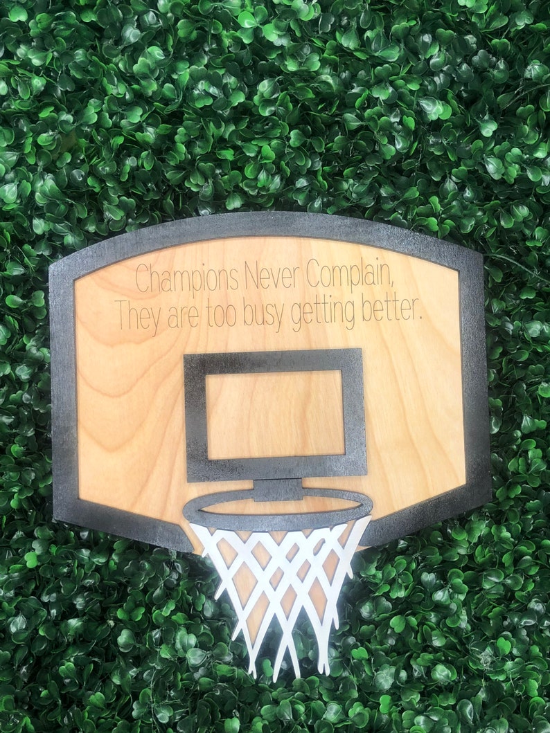 Basketball Motivational Sign - Etsy