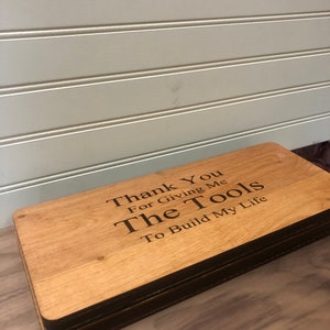 Thank You for Giving Me the Tools to Build My Life Desk Set - Father of ...