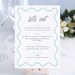Wavy Border Printable Menu, Bar Menu, Drinks Menu, Food Menu for ...