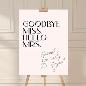 MWAH Printable Hens Party Welcome Sign, Bachelorette Party, Wedding ...