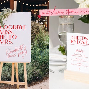 MWAH Printable Hens Party Welcome Sign, Bachelorette Party, Wedding ...