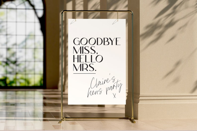 MWAH Printable Hens Party Welcome Sign, Bachelorette Party, Wedding ...