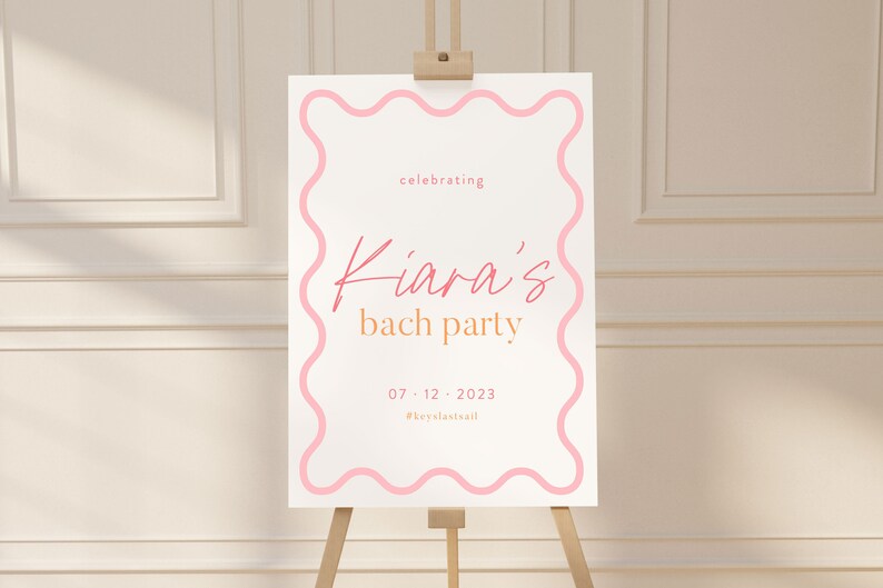 FLING Printable Hens Party Sign Hen Party Sign Bridal Shower - Etsy