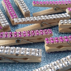 Bling Clothes Pins (set of 25). - Etsy
