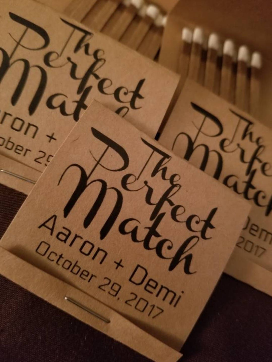 50 the Perfect Match Wedding Favors. Match Wedding Favors. - Etsy