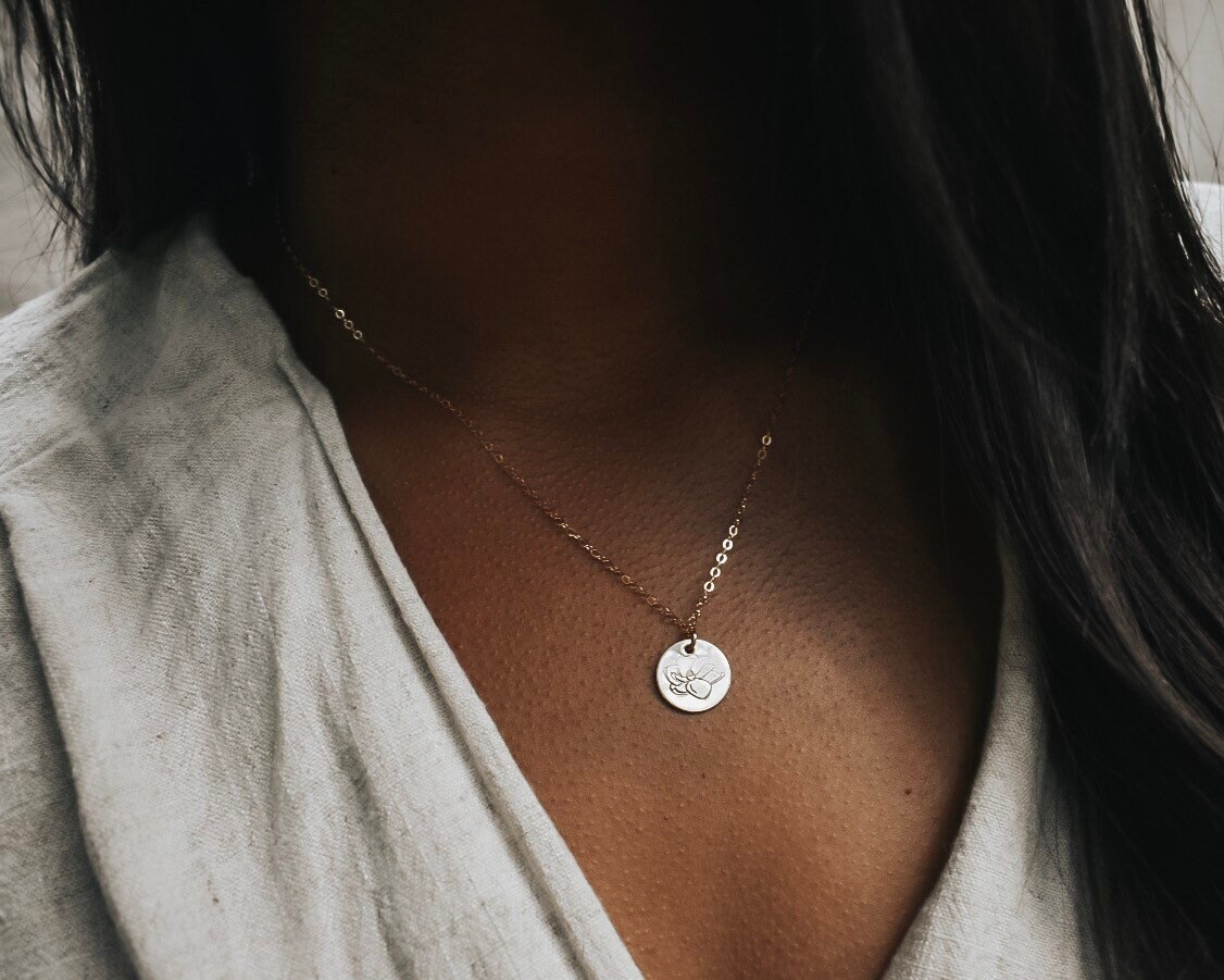 Magnolia Necklace - Etsy