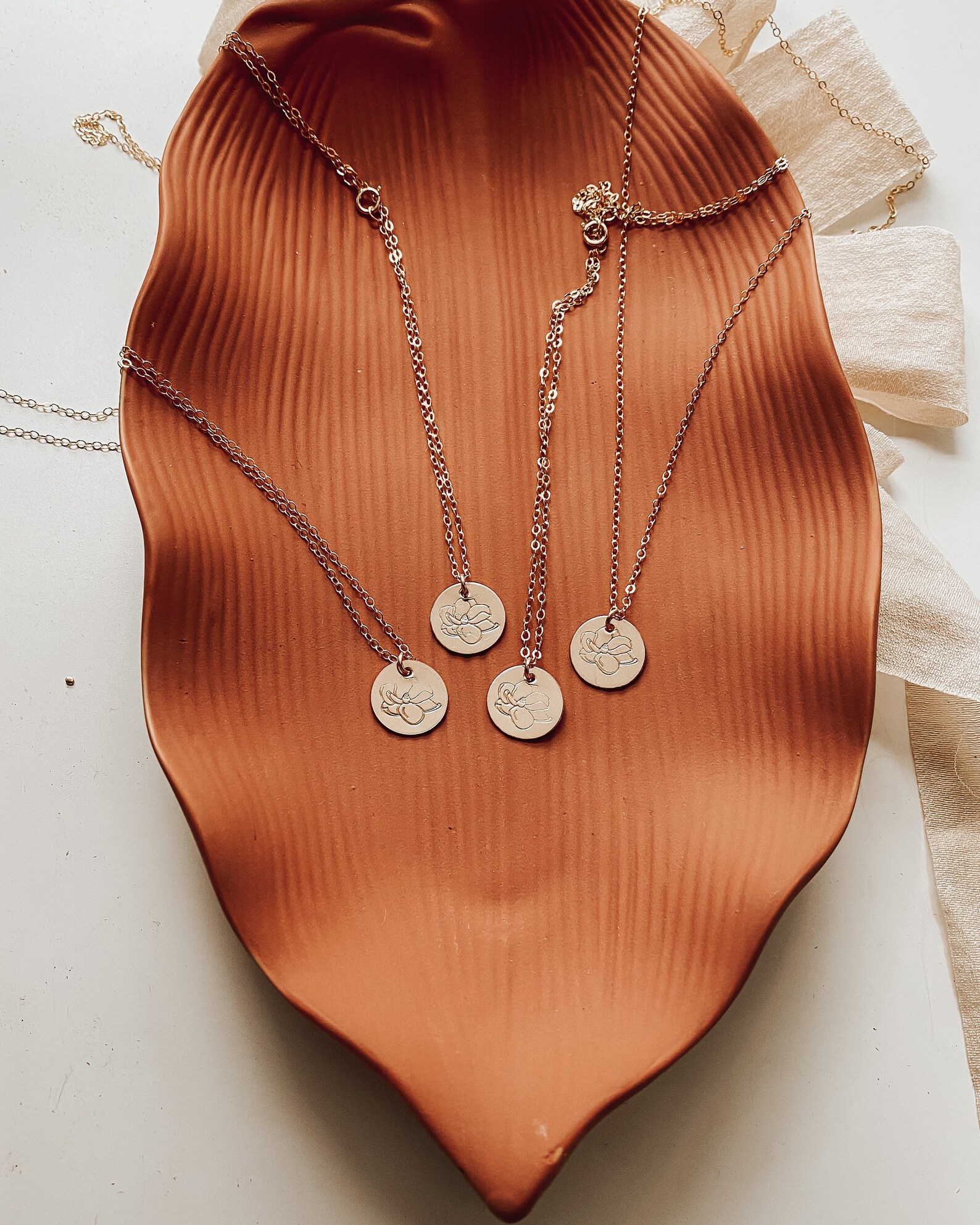 Magnolia Necklace - Etsy