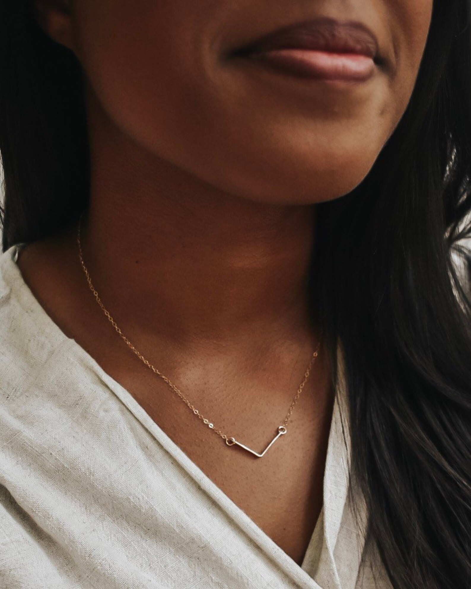 Hidden Necklace Customized Gold Filled - Etsy