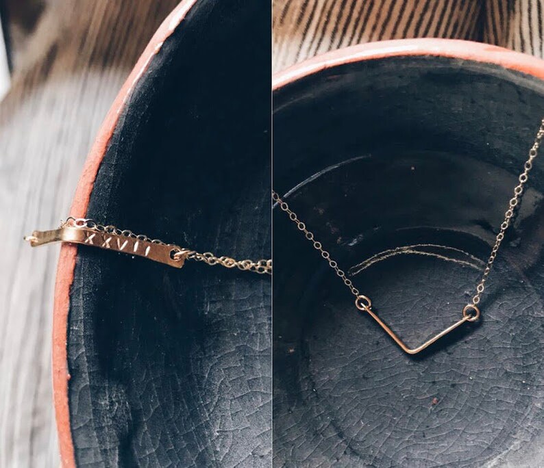 Hidden Necklace Customized Gold Filled - Etsy