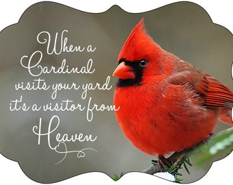 Cardinal message | Etsy