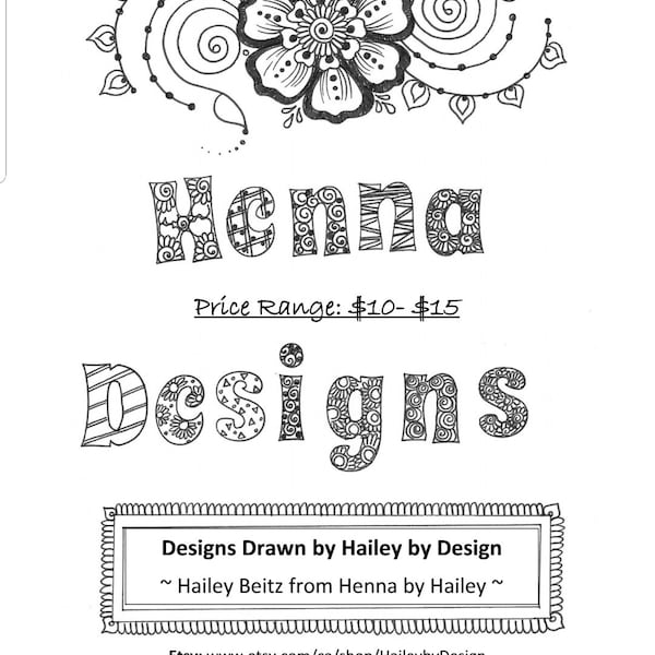 Henna Design Easy - Etsy