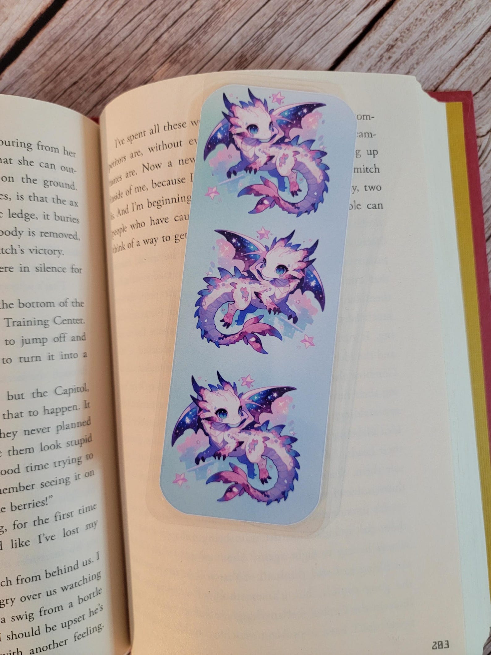 Adorable Dragon Cute Dragon Paper Bookmark - Perfect for Book Lovers ...